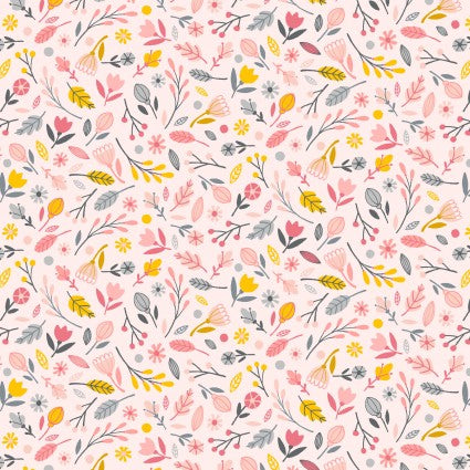 Fabric: Porkopolis - Floral – The Fabric Nook